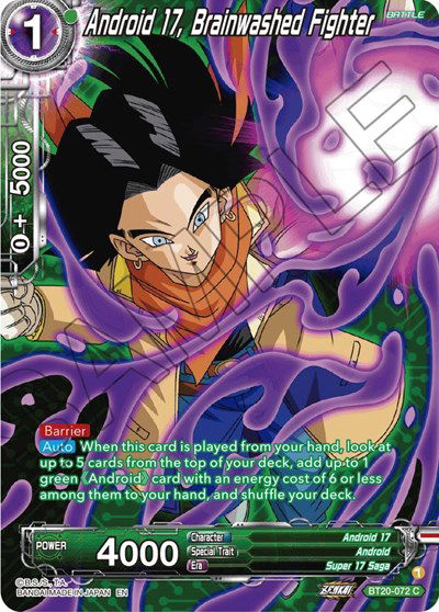 Dragon Ball Super Power Absorbed Android 17, Brainwashed Fighter ...