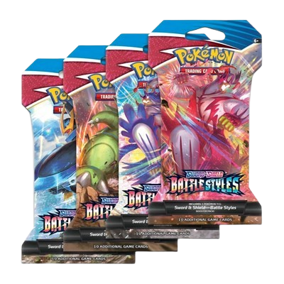 Battle Styles Sleeved Booster Pack Art Bundle [Set of 4] - Battle ...