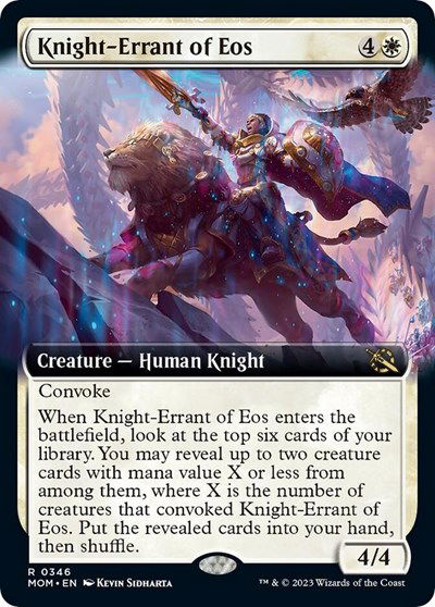 Magic: The Gathering March of the Machine Knight-Errant of Eos ...