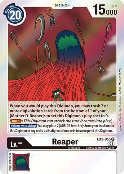 Reaper - EX2-055 R - Revision Pack 2021 Digimon - Collectr