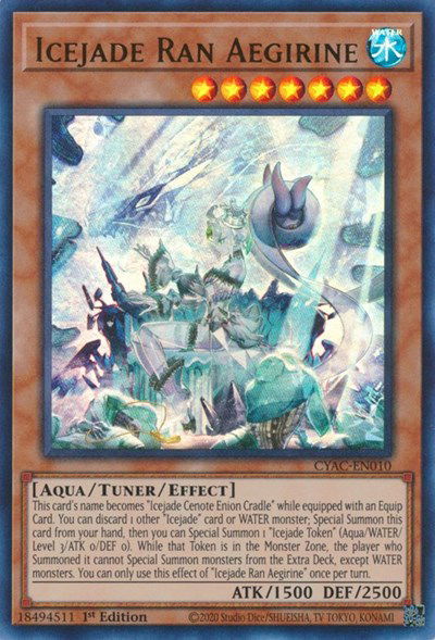 YuGiOh Cyberstorm Access Icejade Ran Aegirine CYAC-EN010