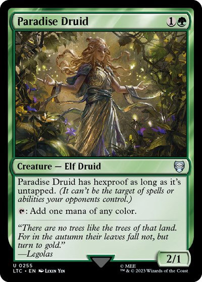 Paradise Druid - 255 - Commander: The Lord of the Rings: Tales of ...