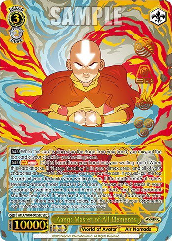 Aang: Master of All Elements (SEC) - ATLA/WX04-002SEC SEC - Avatar: The ...