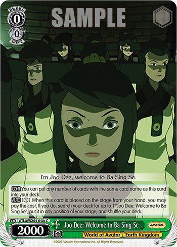Joo Dee: Welcome to Ba Sing Se (c) - ATLA/WX04-040c C - Avatar: The ...