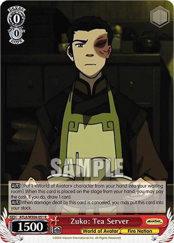 Zuko: Tea Server - ATLA/WX04-051 R - Avatar: The Last Airbender Weiss ...