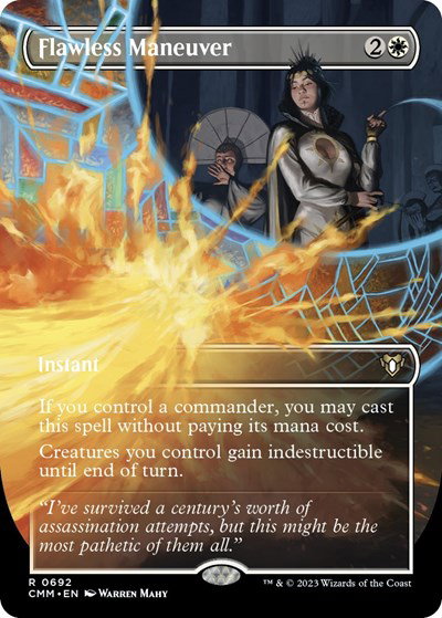 Flawless Maneuver (Borderless) - 692 - Commander Masters Magic: The ...