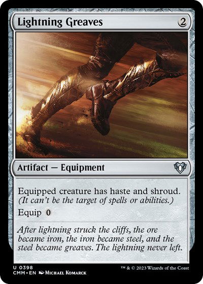 Magic: The Gathering Commander Masters Lightning Greaves