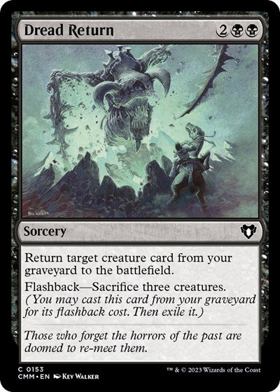Magic: The Gathering Commander Masters Dread Return 153