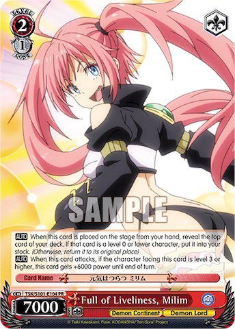 Weiss Schwarz That Time I Got Reincarnated as a Slime Vol.3 Full of ...