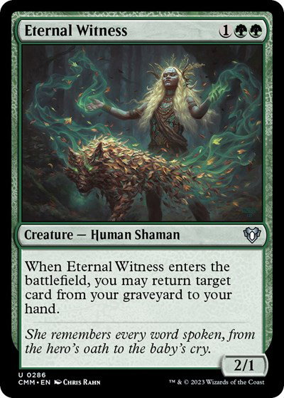 Eternal Witness - 286 - Commander Masters Magic: The Gathering - Collectr