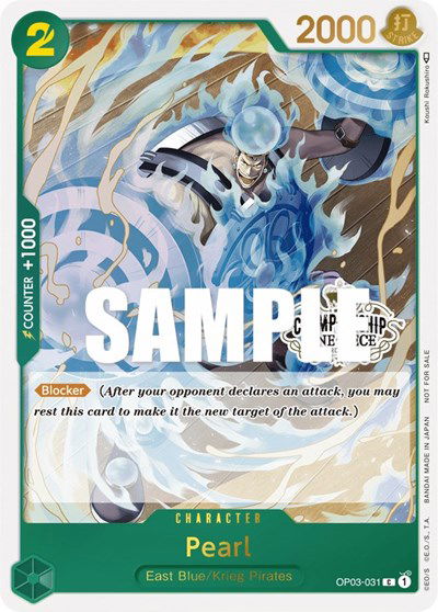 One Piece One Piece Promotion Cards Pearl (Store Championship ...
