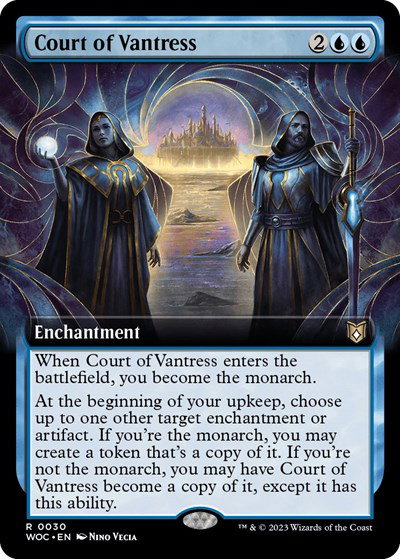Court of Vantress (Extended Art) - 30 - Commander: Wilds of Eldraine ...