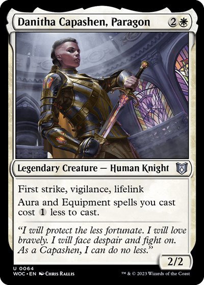 Danitha Capashen, Paragon - Commander: Wilds of Eldraine Magic: The ...