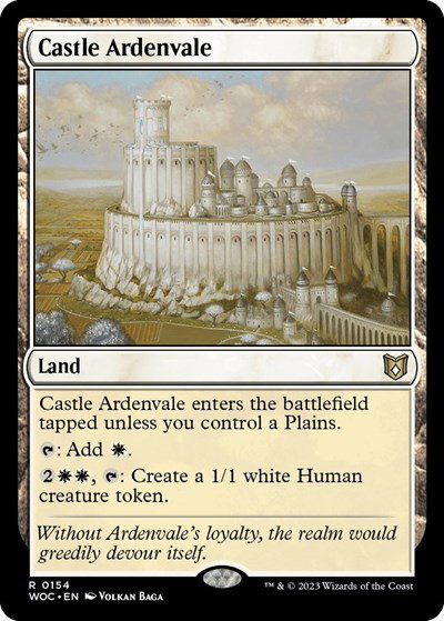 Castle Ardenvale - Commander: Wilds of Eldraine Magic: The Gathering ...