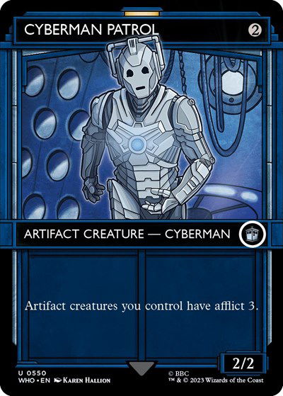 Magic: The Gathering Universes Beyond: Doctor Who Cyberman Patrol ...