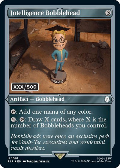 Magic: The Gathering Universes Beyond: Fallout Intelligence Bobblehead ...
