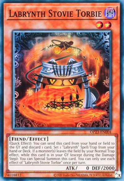 YuGiOh OTS Tournament Pack 23 Labrynth Stovie Torbie OP23-EN004