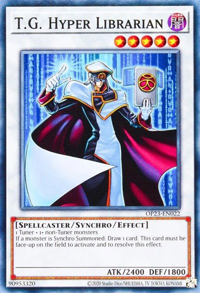 T.G. Hyper Librarian - OP23-EN022 - OTS Tournament Pack 23 YuGiOh ...