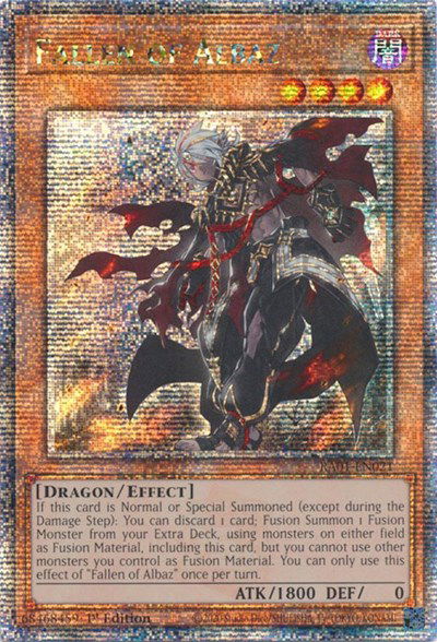 YuGiOh 25th Anniversary Rarity Collection Fallen of Albaz (Quarter ...