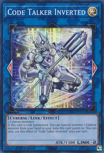 YuGiOh 25th Anniversary Rarity Collection Code Talker Inverted RA01-EN045