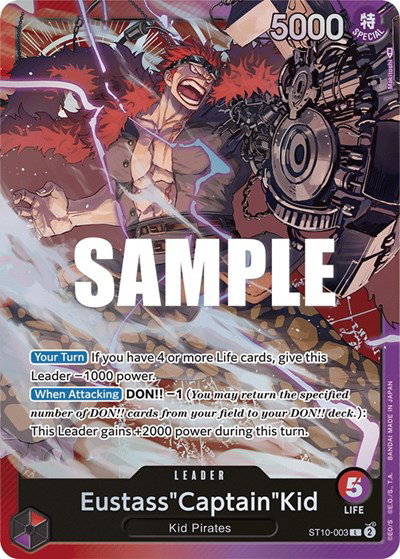 One Piece Starter Deck 10: Ultimate Deck: The Three Captains Eustass ...