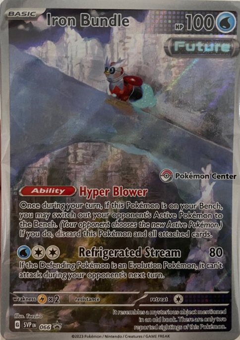 Iron Bundle (Pokemon Center Exclusive) - 066 - Scarlet & Violet Promo ...
