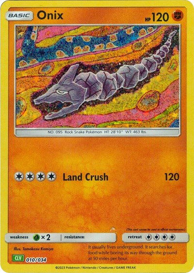 Pokemon Trading Card Game Classic Onix 010/034