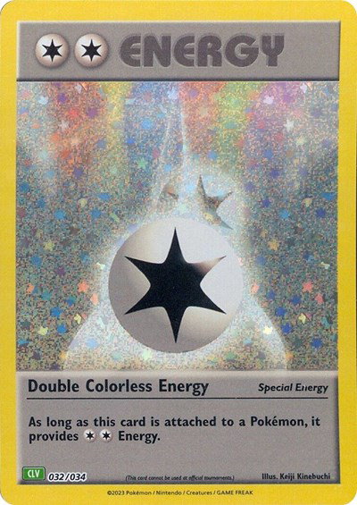 Double Colorless Energy - 032/034 - Trading Card Game Classic Pokemon ...