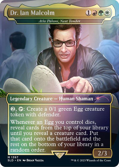 Magic: The Gathering Secret Lair Drop Series Dr. Ian Malcolm - Atla ...