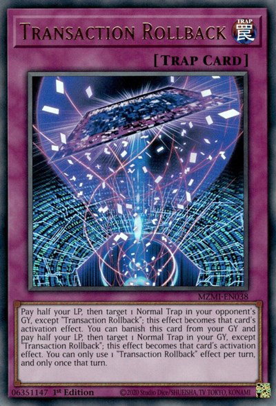 Transaction Rollback - MZMI-EN038 - Maze of Millennia YuGiOh - Collectr