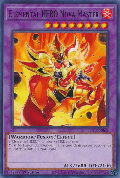 YuGiOh Battles of Legend: Chapter 1 Elemental HERO Nova Master BLC1-EN068