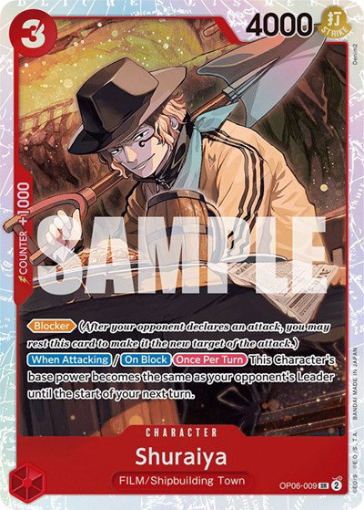 Shuraiya - OP06-009 - Wings of the Captain One Piece - Collectr