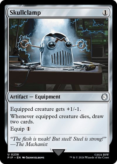 Skullclamp - 238 - Universes Beyond: Fallout Magic: The Gathering ...