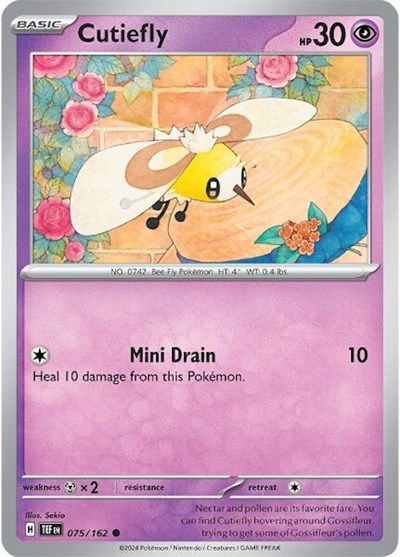 Pokemon Temporal Forces Cutiefly 075/162