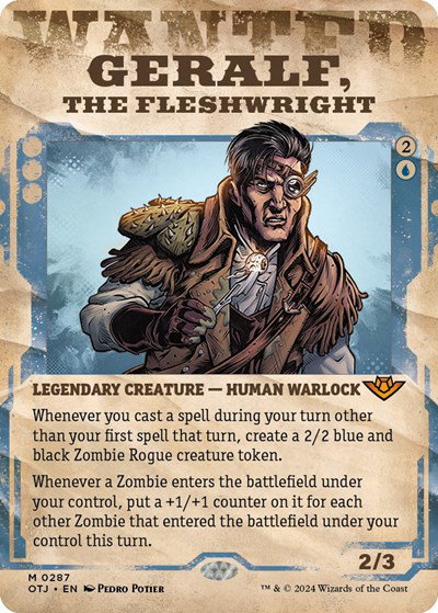 Geralf, the Fleshwright (Showcase) - 287 - Outlaws of Thunder Junction ...