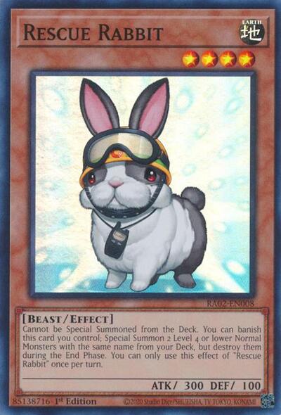 YuGiOh 25th Anniversary Rarity Collection II Rescue Rabbit RA02-EN008