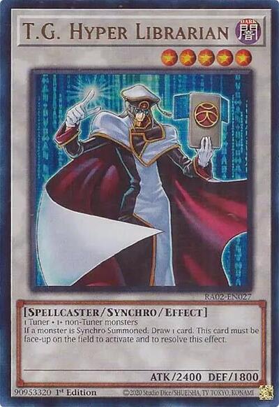 YuGiOh 25th Anniversary Rarity Collection II T.G. Hyper Librarian (UR ...