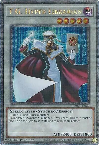 T.G. Hyper Librarian (Quarter Century Secret Rare) - RA02-EN027 - 25th ...