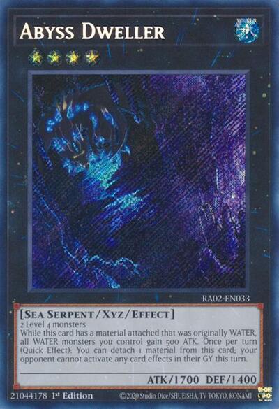 Abyss Dweller (Secret Rare) - RA02-EN033 - 25th Anniversary Rarity ...