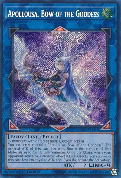 YuGiOh 25th Anniversary Rarity Collection II Apollousa, Bow of the ...