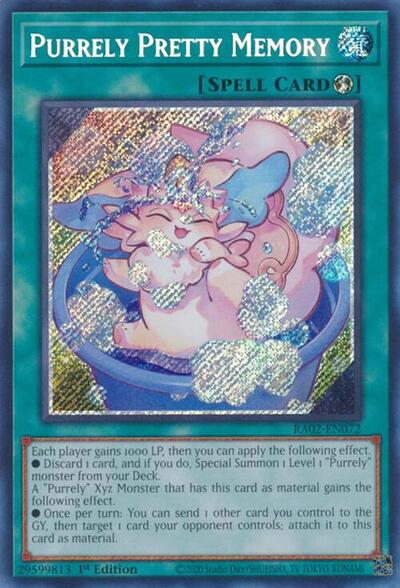 Purrely Pretty Memory (Secret Rare) - RA02-EN072 - 25th Anniversary ...
