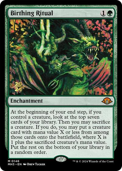 Magic: The Gathering Prerelease Cards Birthing Ritual 146