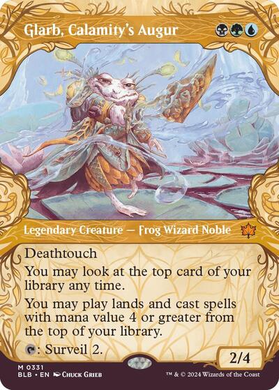 Glarb, Calamity's Augur (Showcase) - 331 - Bloomburrow Magic: The ...