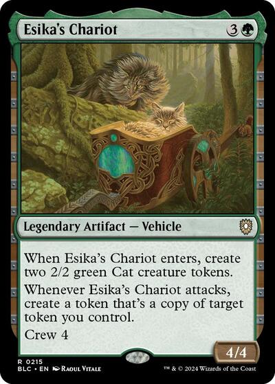Magic: The Gathering Commander: Bloomburrow Esika's Chariot 215