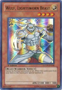 YuGiOh Legendary Collection 2 Wulf, Lightsworn Beast LCGX-EN248