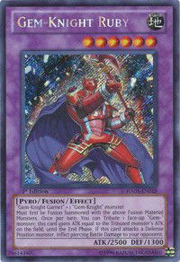 YuGiOh Hidden Arsenal 5: Steelswarm Invasion Gem-Knight Ruby HA05-EN019