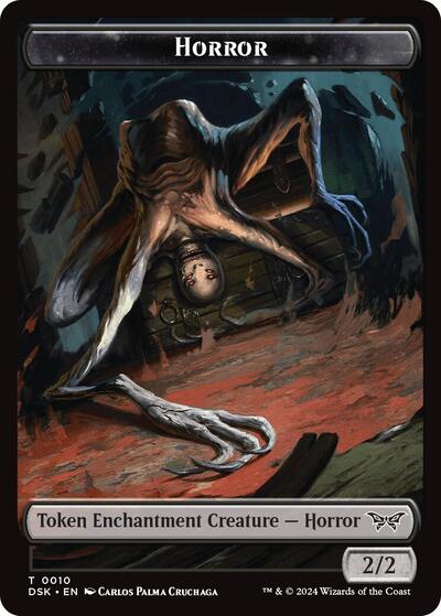 Horror // Glimmer Double-Sided Token - 10 // 4 - Duskmourn: House of ...