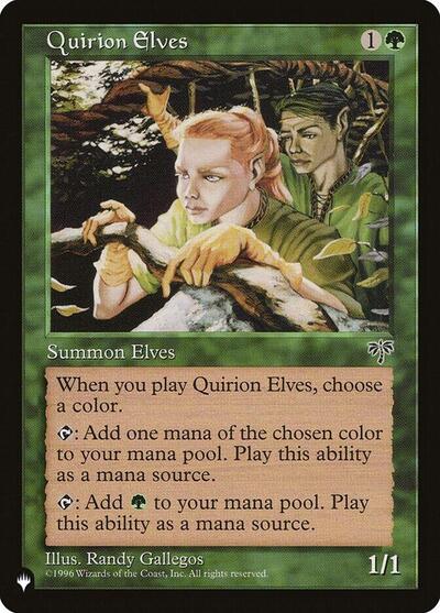 Quirion Elves - The List Magic: The Gathering - Collectr