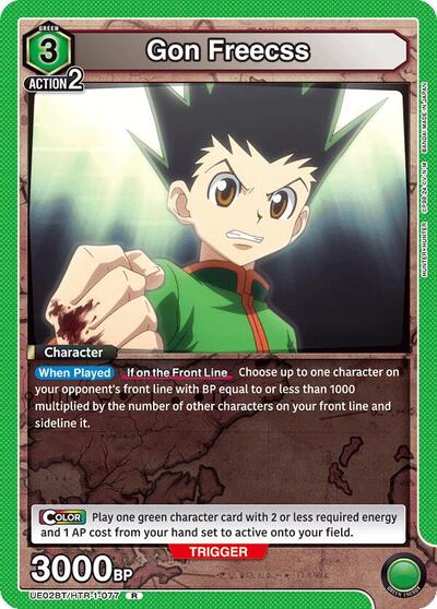 Gon Freecss (077) - UE02BT/HTR-1-077 - Hunter x Hunter Union Arena ...