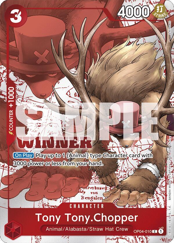 One Piece One Piece Promotion Cards Tony Tony.Chopper (Winner Pack 2024 ...